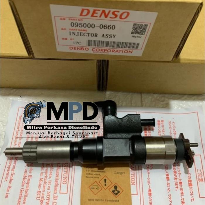 Jual 095000-0660 Injector Sumitomo SH210-6 SH210-5 SH210 Injektor Isuzu ...