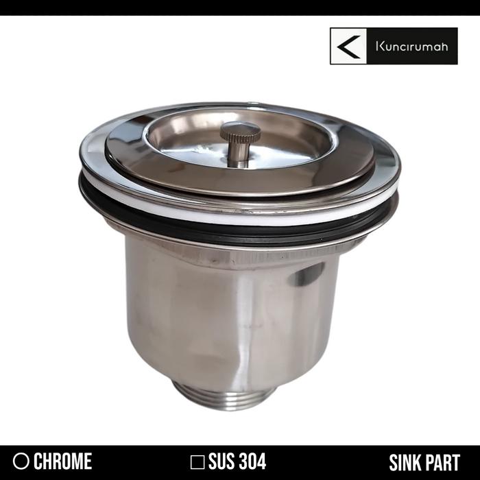 Jual Avur bak cuci piring jumbo Afur saringan pembuangan kitchen sink ...