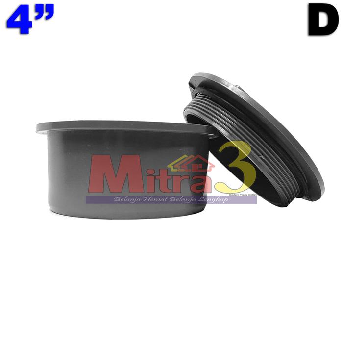 Jual Clean Out PVC 4 inch D / Sambungan Tutup Pipa Septic Tank 4 ...