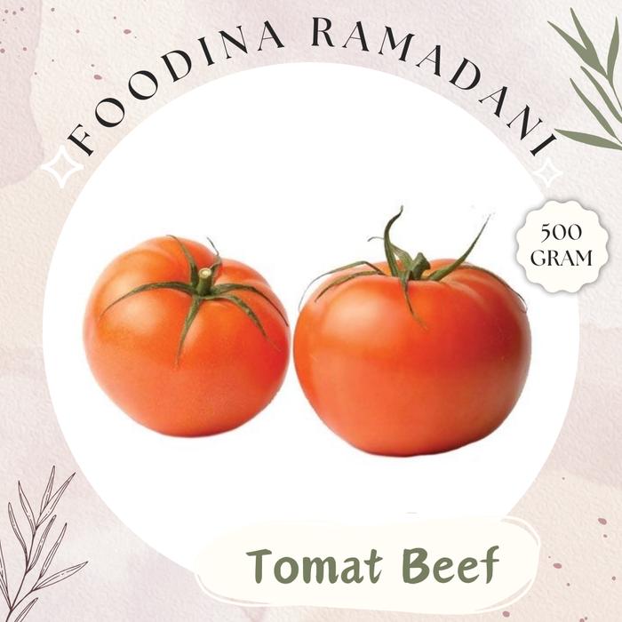 Jual TOMAT BEEF Merah - Beef Tomato Fresh [ Berat 500gr ] Harga Per 0,5 ...