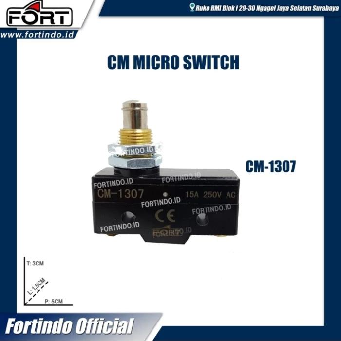 Jual Micro Switch CM-1307 Saklar Sensor Limit Switch FORT - Kota ...