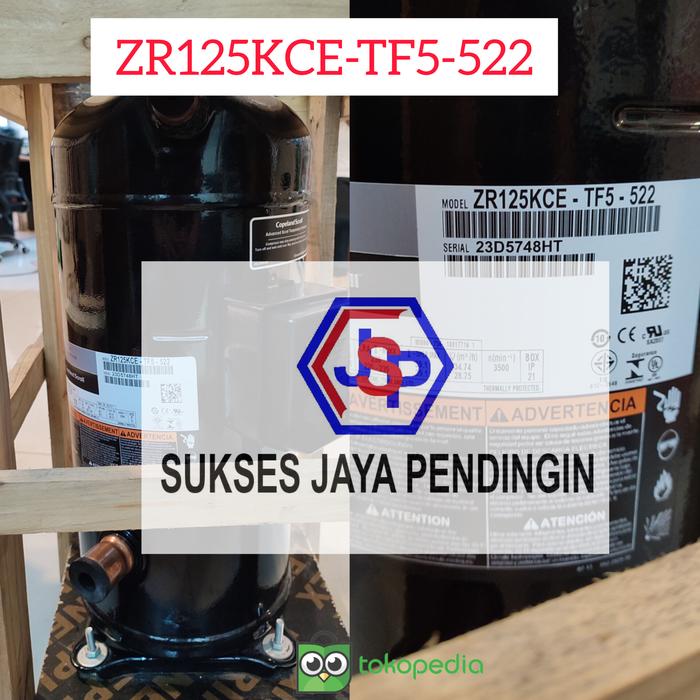 Jual Compressor Copeland ZR125KCE-TF5-522 / Kompresor ZR125KCE 3phase ...