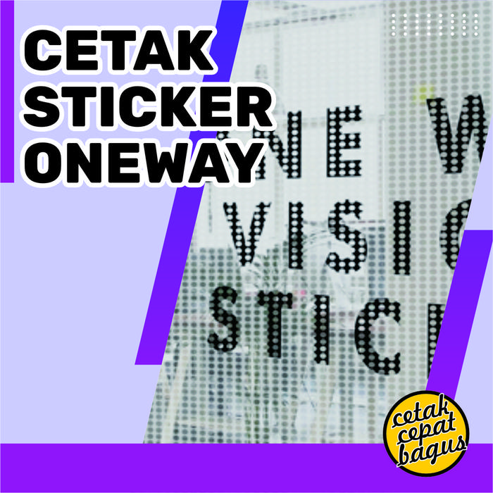 Jual Stiker Oneway Vision Kaca Pintu Jendela Kantor / Toko / Mobil ...