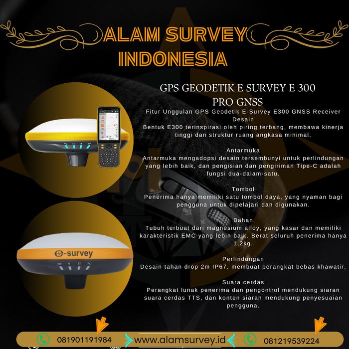 Jual GPS GEODETIK E SURVEY E 300 PRO GNSS - Jakarta Barat - ALAM SURVEY ...