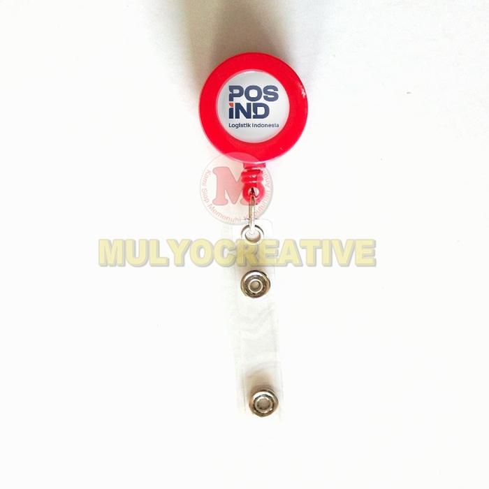Jual ID Card Yoyo POS IND Gantungan ID Card Holder Logo Baru Pos ...