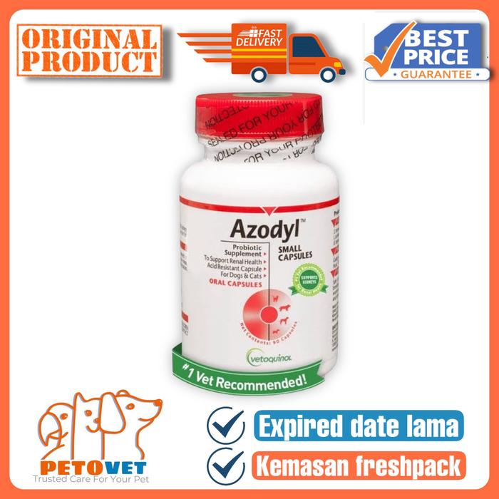 Jual Azodyl Probiotik Ginjal Kucing dan Anjing Original PER capsul ...