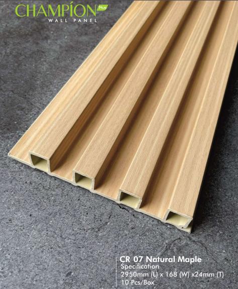 Jual CHAMPION WPC WALL PANEL TEBAL 24MM WOOD PANEL KISI KISI - CR-07 ...