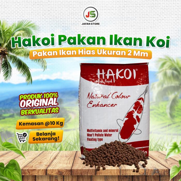 Jual HAKOI Pakan Ikan Koi 10 kg -2mm ll 1 Karung - Kota Depok - JAFAN ...