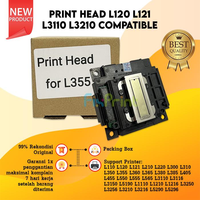 Jual Print Head Epson L110 L210 L120 L220 L310 L1110 L3110 Ori Original ...