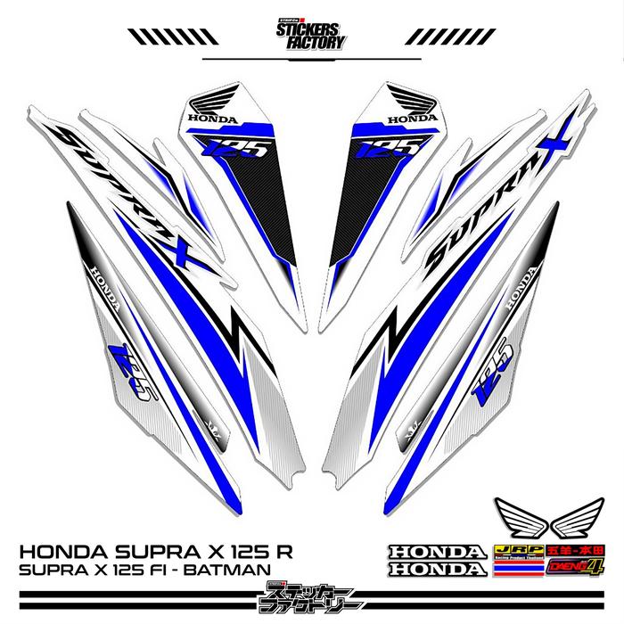 Jual STICKER STRIPING HONDA SUPRA X 125 R FI / MOTIF 90 / STICKER SUPRA ...