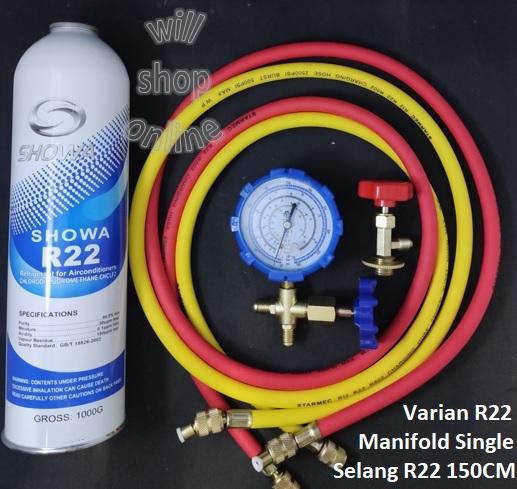 Jual PAKET ALAT PENGISIAN FREON AC RUMAH R22 MURAH - DENGAN PREON, R22 ...