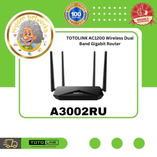 Jual TotoLink A3002RU - AC1200 WIRELESS DUAL BAND GIGABIT ROUTER ...