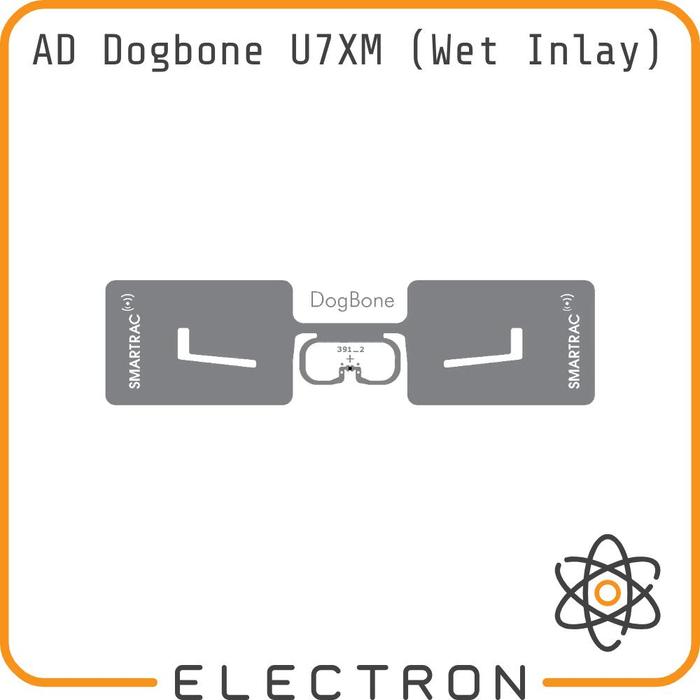 Jual AD Dogbone U7XM RFID UHF EPC global Gen2 Tag Sticker Label Wet ...