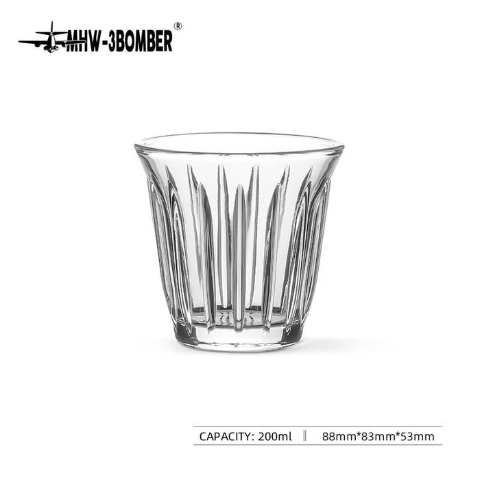 Promo MHW-3BOMBER Wright Glass Coffee Espresso Cup Transparent / Gelas Kopi Kaca Transparan Mug ...