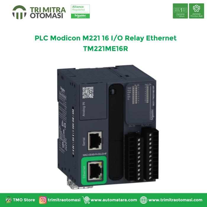 Promo Schneider PLC Modicon M221 16 I/O Relay Ethernet - TM221ME16R Cicil 0% 3x - Kab. Tangerang ...