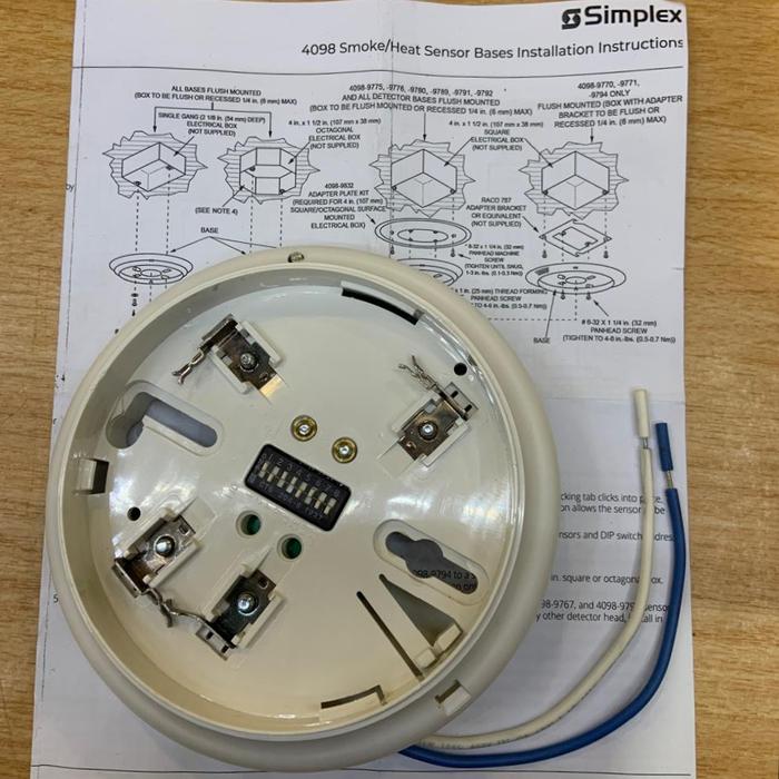 Jual Addressable Base Smoke/ Heat Detector Simplex 4098-9789 - Jakarta ...