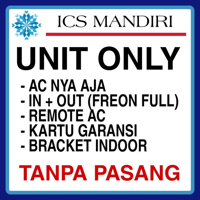 Jual AC SPLIT SHARP 2PK AH-A18ZCY - UNIT ONLY - Jakarta Timur - ICS ...