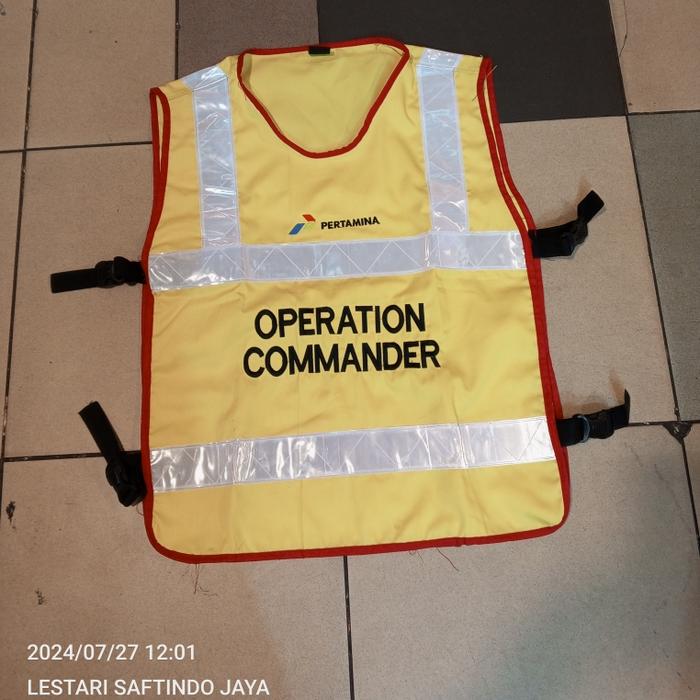 Jual ROMPI SAFETY / SAFETY VEST OKD PERTAMINA BORDIR OPERATION ...
