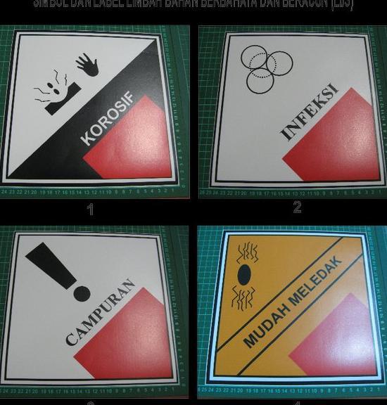 Jual Stiker Simbol-Label Limbah Bahan Berbahaya dan Beracun - Lb3 ...