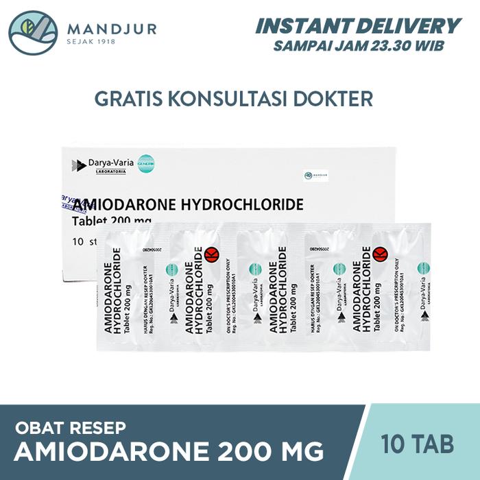 Jual Amiodarone Darya Varia 200 mg 10 Tablet - Jakarta Pusat ...
