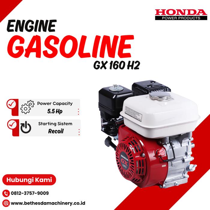 Jual Mesin Motor Penggerak Bensin 5 PK Honda Jiangling GX160 Mesin Penggerak 5.5 HP - Kota ...