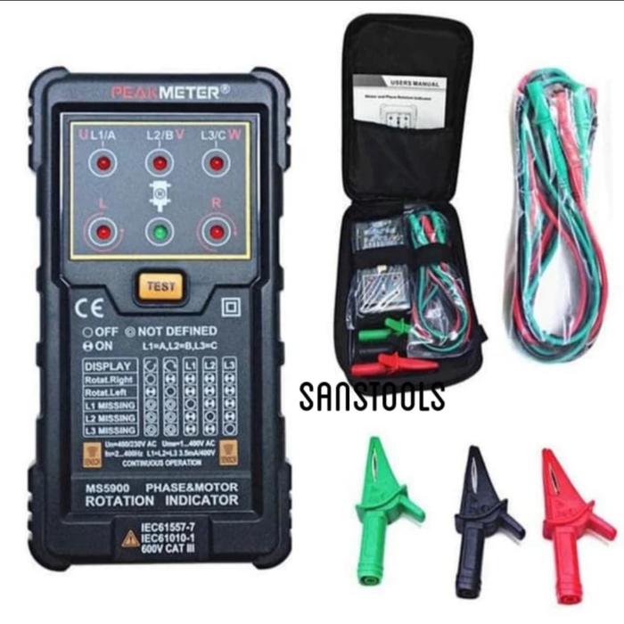 Jual Peakmeter PM5900 3 three phase rotation indicator Peak Meter PM ...
