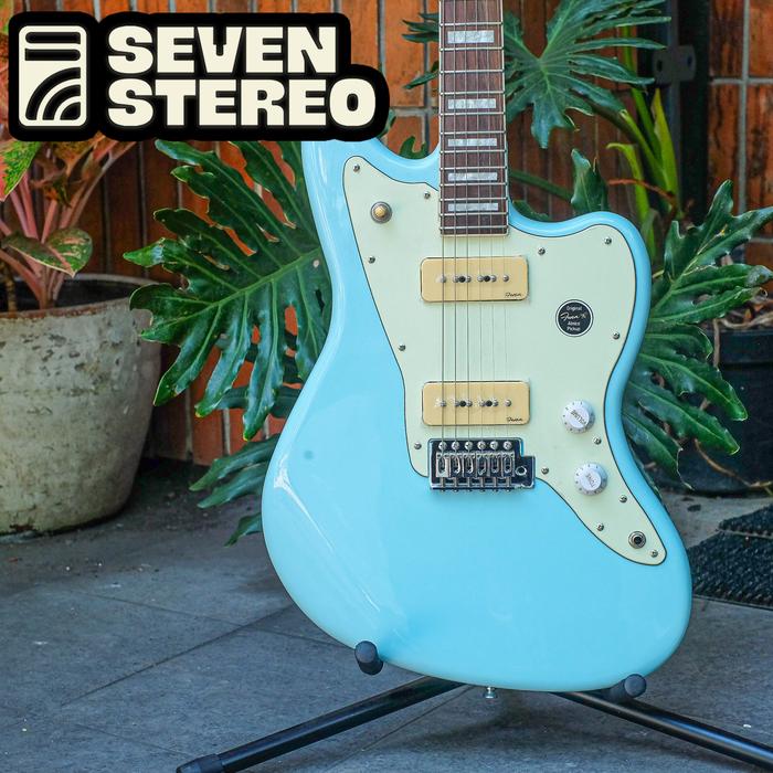 Jual Fena Guitars Jazzmaster P90 Rosewood FB Sonic Blue Electric Guitar ...