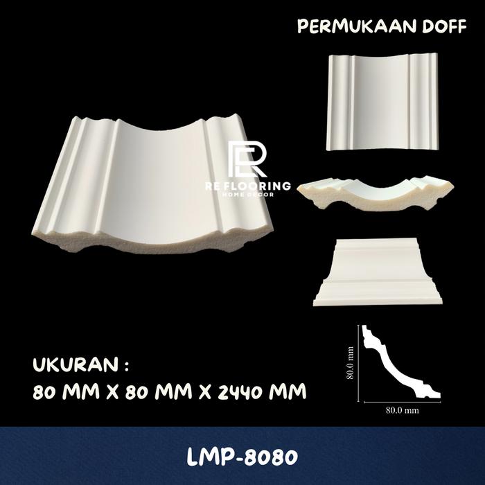 Promo List Wall Moulding PVC LAIV Putih - List Dinding / List Moulding ...