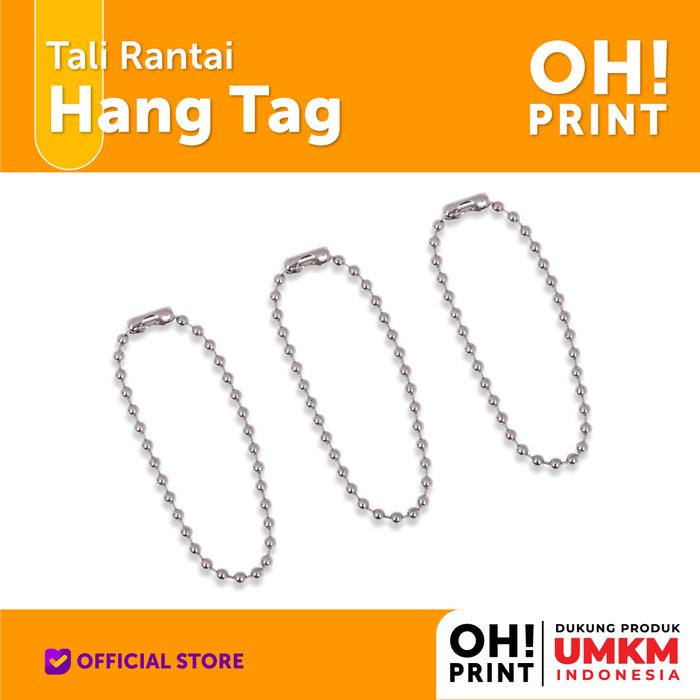Jual Tali Rantai Hang Tag | Rantai Biji Lada | Tali Rantai Biji - Kota ...