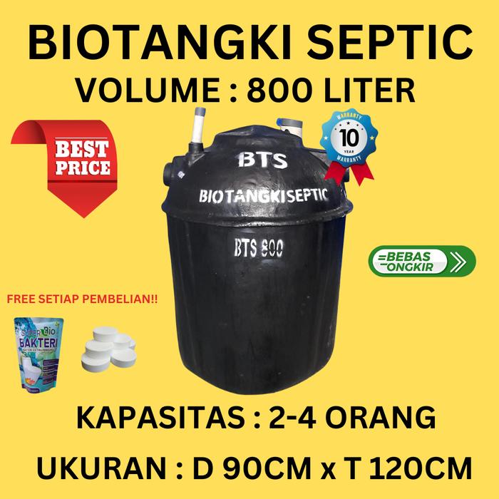 Jual Septic Tank Bio Tangki 800 Liter, Septic Tank Biogift 800 Liter ...