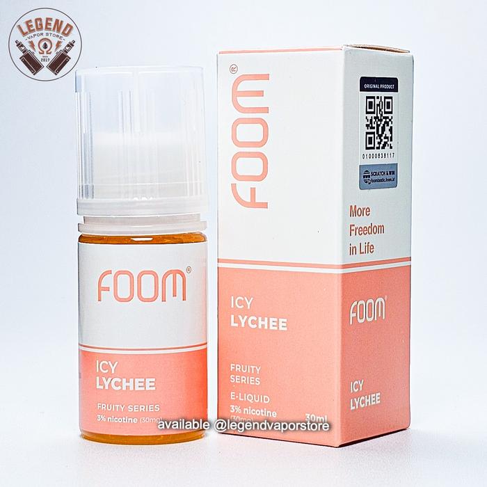 Jual SALT NIC LIQUID FOOM Icy Lychee 30ML 30MG AUTHENTIC - Kab. Bandung ...