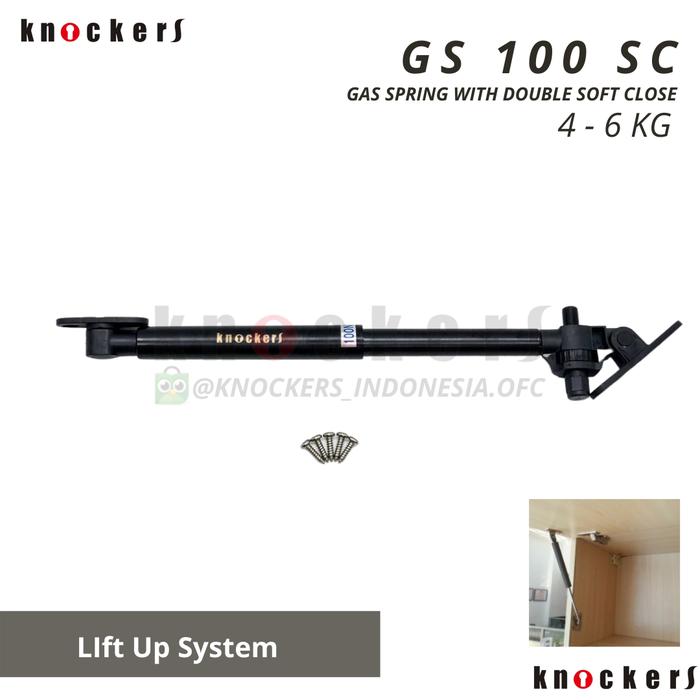 Jual Gas Spring With Double Soft Close - GS - Knockers Indonesia - GS ...