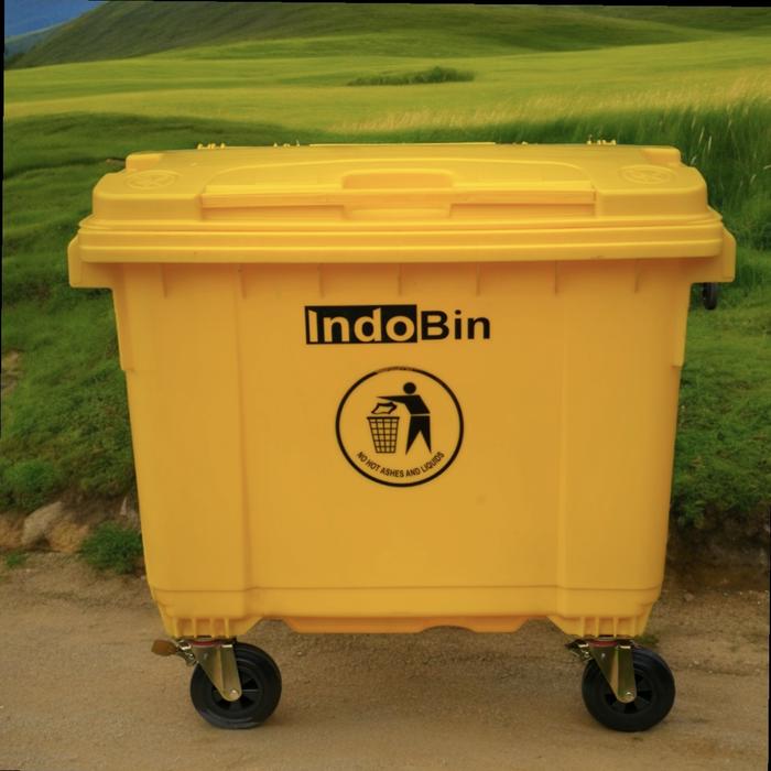 Jual IndoBin Tong Sampah Besar 660Liter Plastik HDPE Model 660B-3 ...