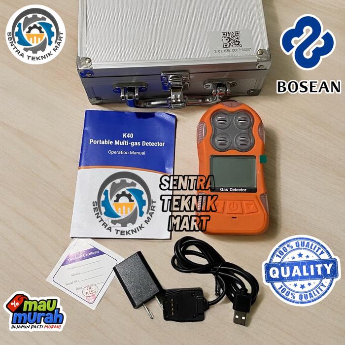 Jual Gas Detector BOSEAN K40 Multi Gas Detector CO,O2,H2S,EX 4 in 1 alat deteksi gas - Jakarta ...