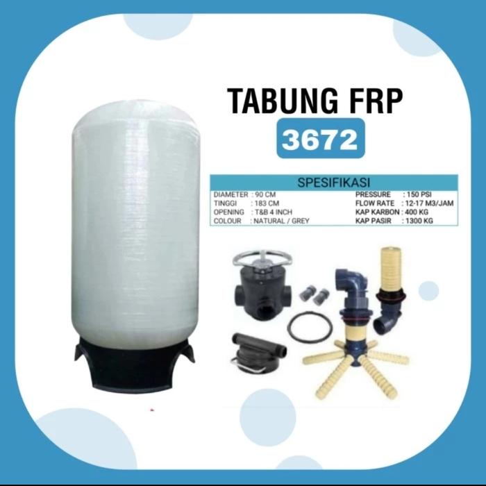 Jual Tangki Filter 3672-Frp Tank 3672/ Filter media tangki fiber 3672 ...
