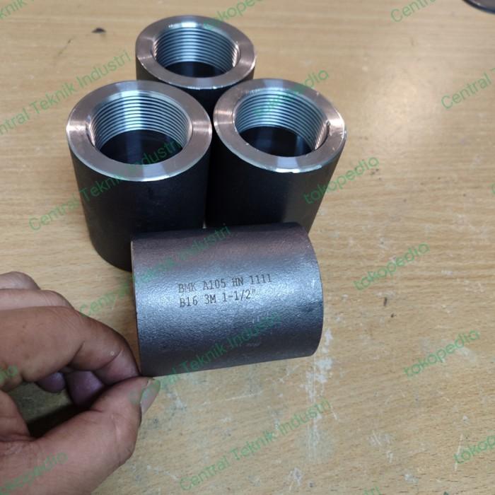 Jual Socket Reducer Besi Class 3000 coupling Besi Reducer 1" x 1/2 ...