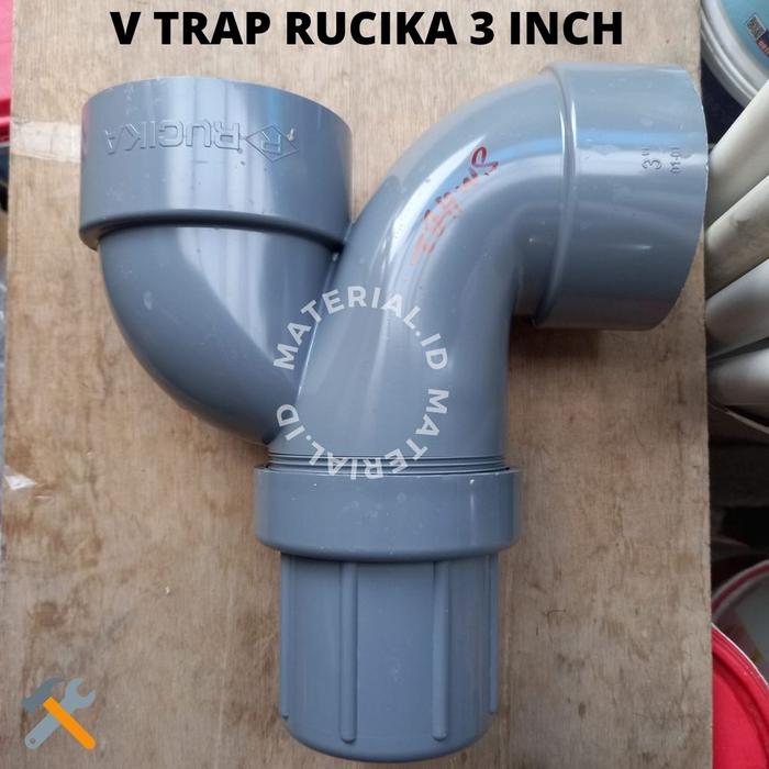 Jual P-TRAP D 3 inch V TRAP P TRAP Leher Angsa Saringan Pipa Wastafel ...