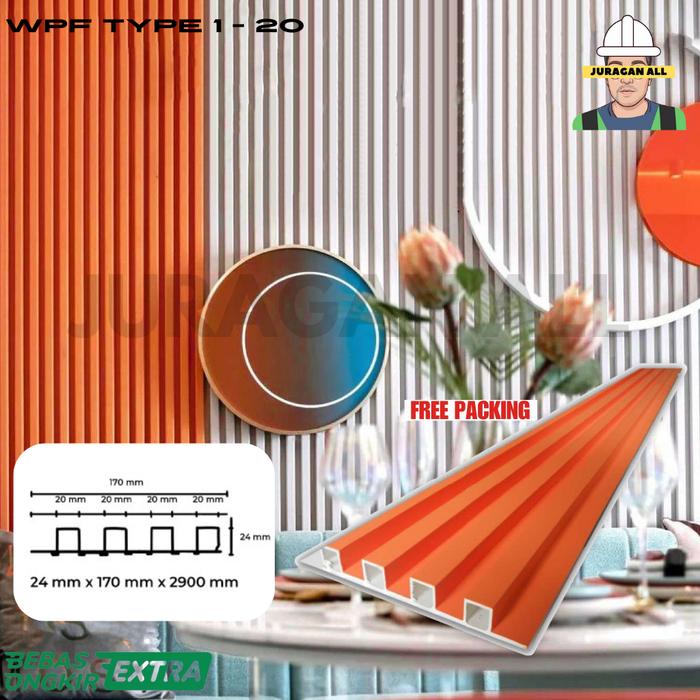 Jual WPC WALL PANEL 3 METER 3D (PREMIUM) (2900 x 170 x 24mm) / WPC ...