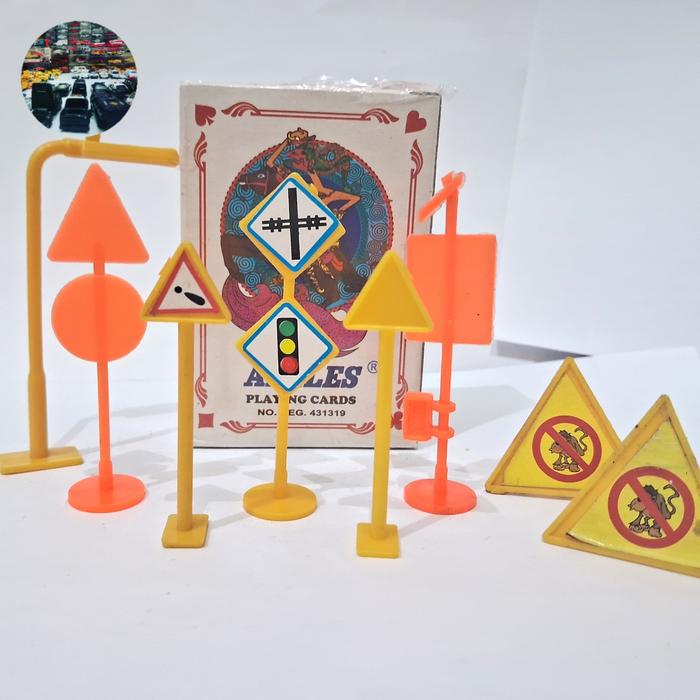 Jual Mainan Rambu Rambu Lalu Lintas Mainan Jadul Hadiah Kinoman Mainan ...