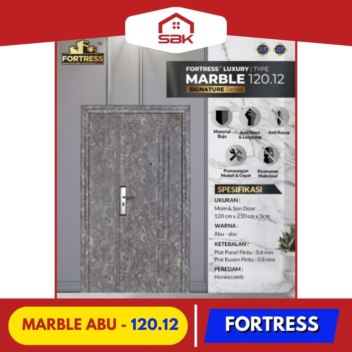 Jual Pintu Baja | Pintu Utama Mother And Son 120x210 Fortress 120.12 ...