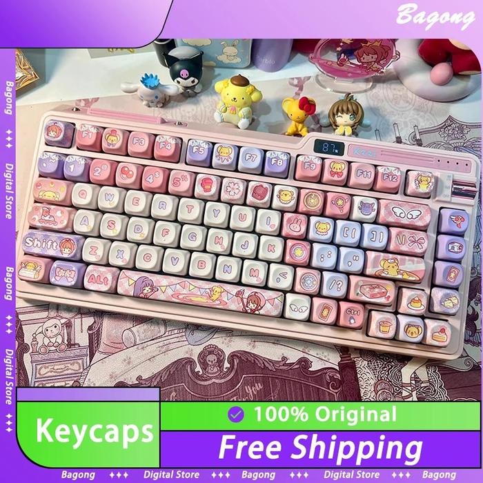 Jual Cardcaptor Sakura Theme Mechanical Keyboard Keycap Kinomoto Sakura ...