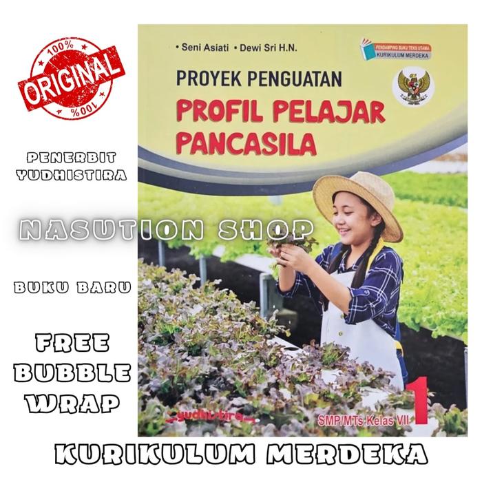 Jual Buku P5 Kelas 1 / 7 VII SMP/MTs Yudhistira Kurikulum Merdeka ...