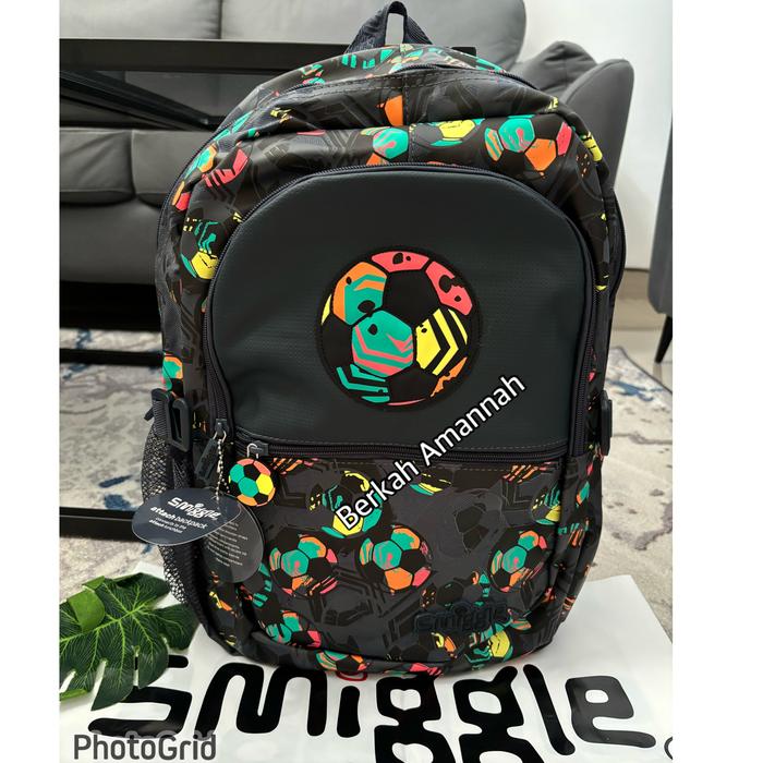 Promo Smiggle Wild Side Soccer Classic Attach Backpack tas smiggle ...