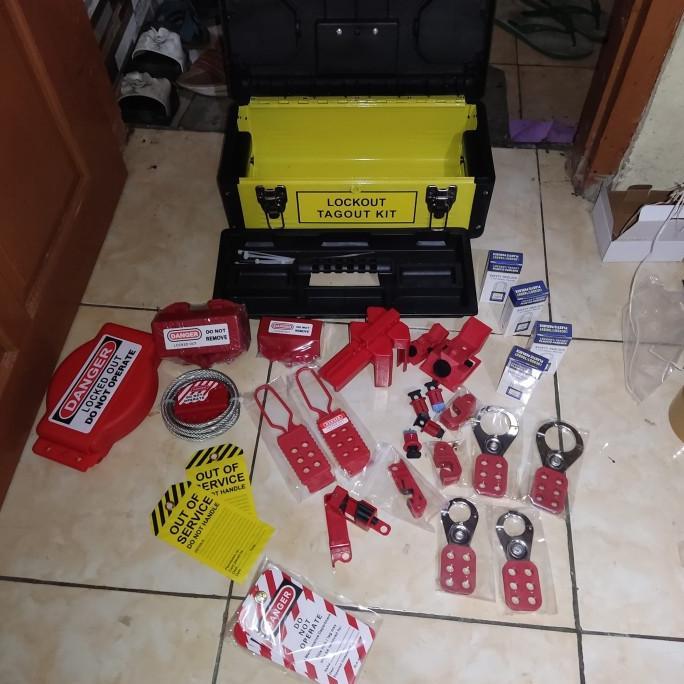 Jual Pengukur//alat ukur listrik Lockout Tagout - Lock Out Tag Out Kit ...