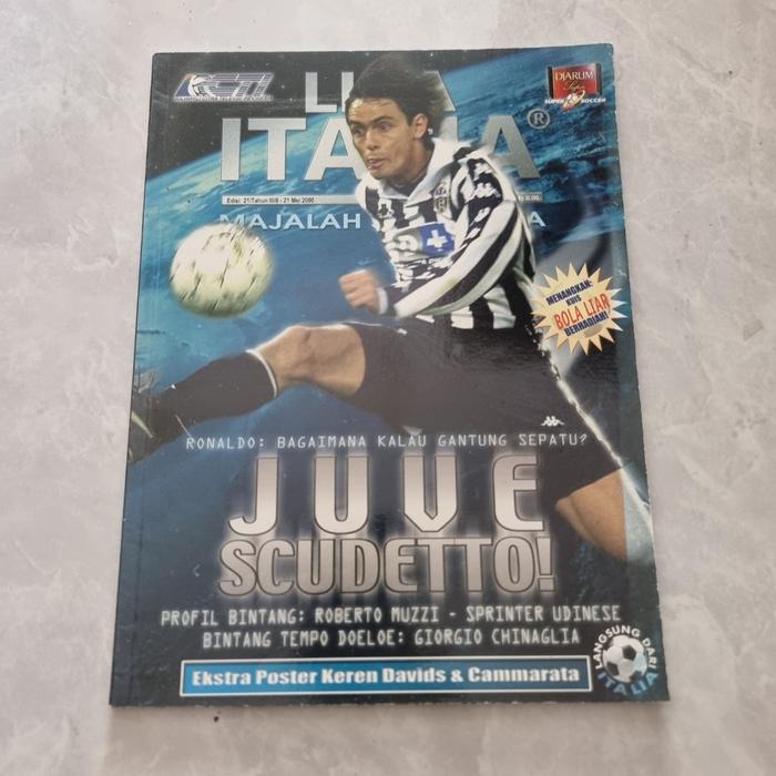 Jual Majalah LIGA ITALIA Edisi 21 Tahun III Mei 2000 Poster Edgar David ...