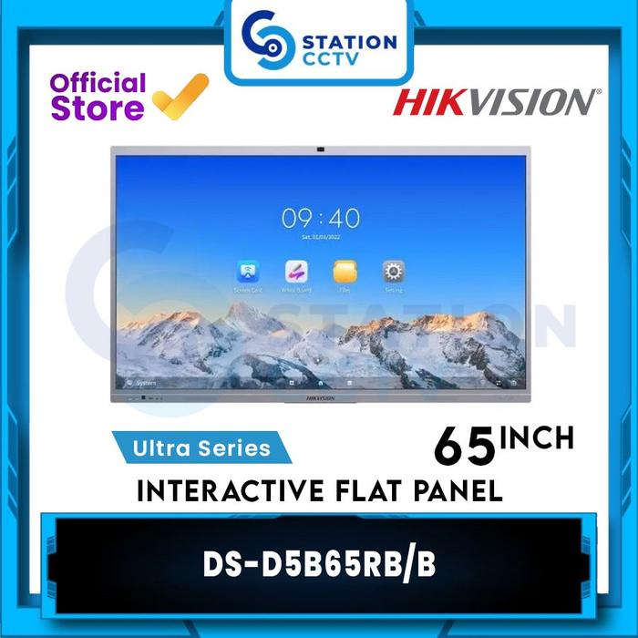 Promo Hikvision DS-D5B65RB/B 65 Inch Monitor 4K Interactive Display ...