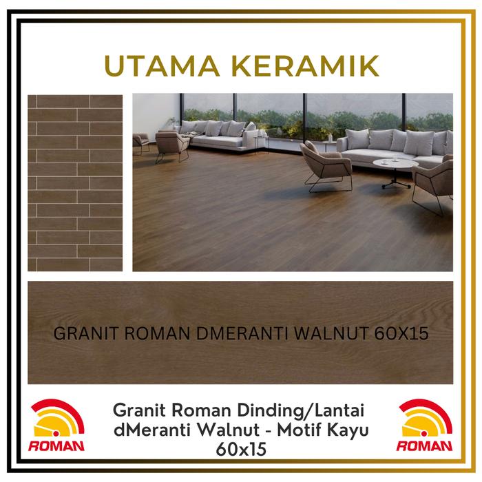 Jual Granit roman 60x15 dmeranti walnut GT612237R kw 1 - Granit motif ...