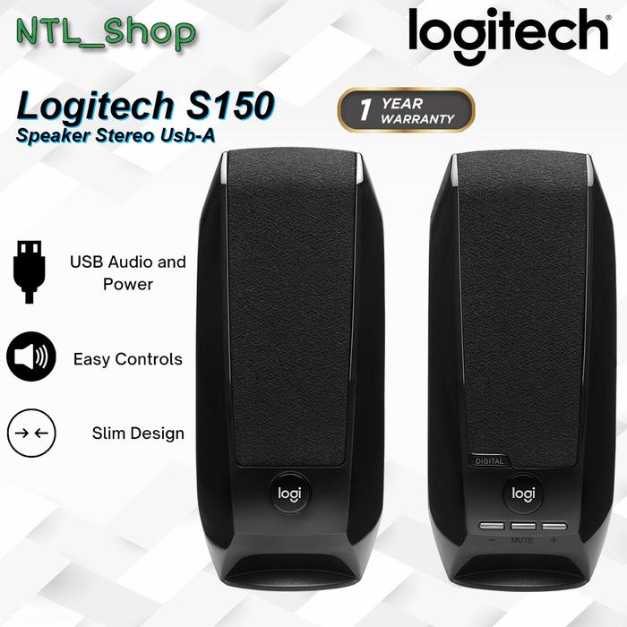 Promo Logitech S150 Speaker Stereo Usb-A Slim Design - Kota Surabaya ...