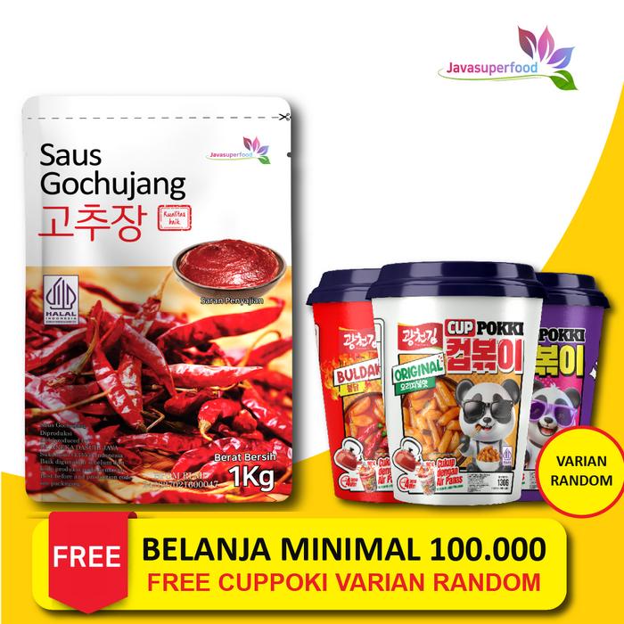 Jual [HALAL] Gochujang 1kg Rasa Asli Korea/Sauce Sambel Pasta/Chili ...