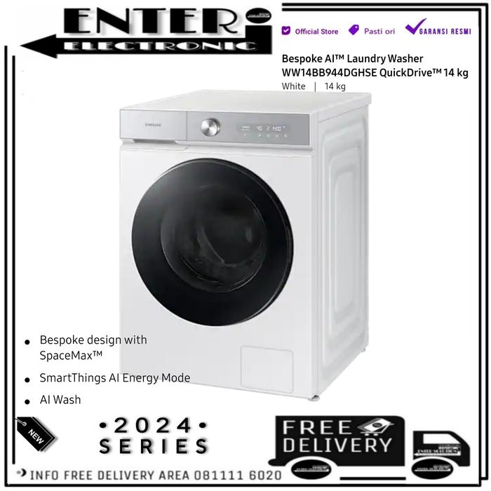 Promo SAMSUNG WW14BB944DGHSE - MESIN CUCI FRONT LOADING 14 KG BESPOKE ...